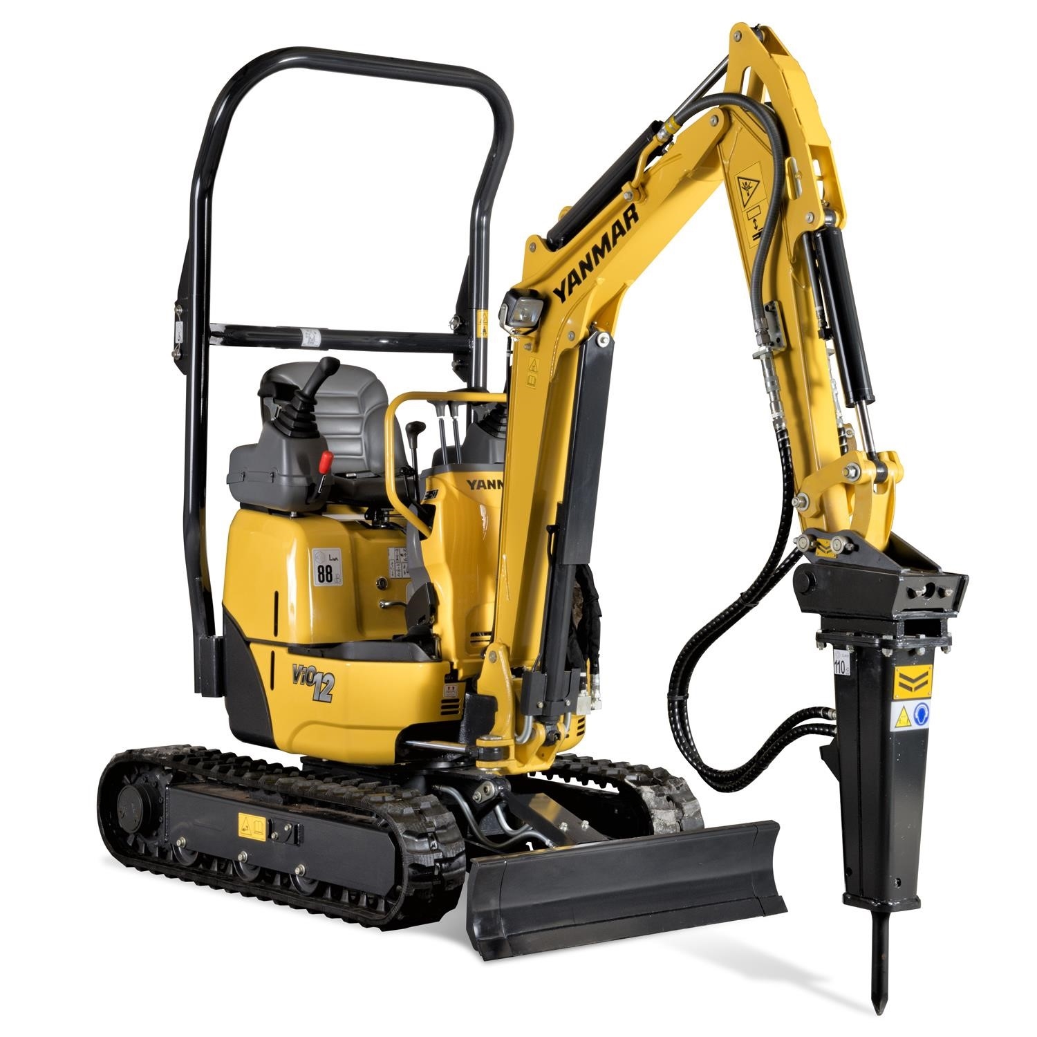 Mini-Pelles 0 - 2 t ViO12-2A Yanmar - Locatrax Mini-Pelles 0 - 2 t ViO12-2A Yanmar - Locatrax